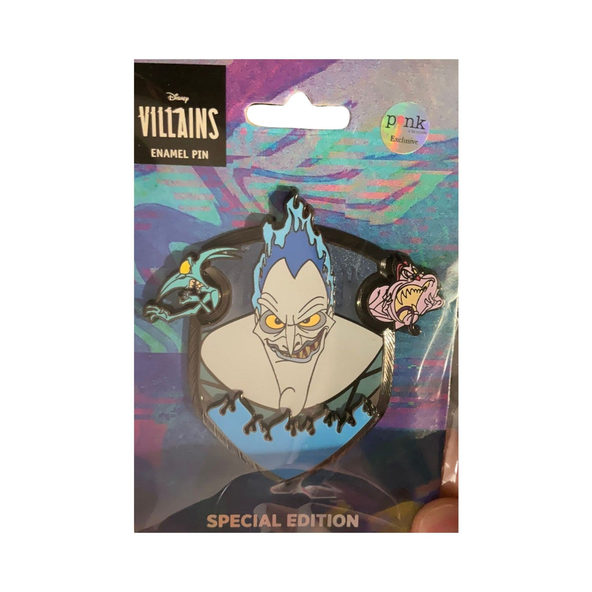 LE 400 PALM Hades Pain Panic Crest Pin – diablopins